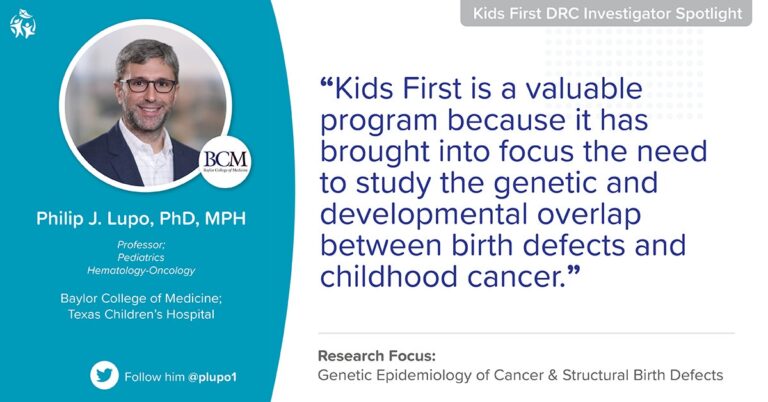 Investigator Spotlight: Philip J. Lupo, PhD, MPH - Kids First